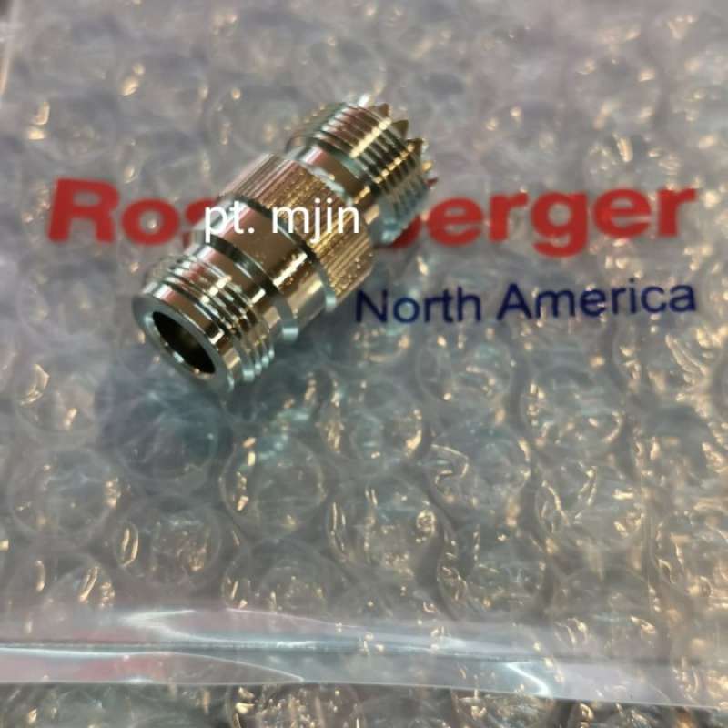 Jual Konektor Adapter N Female Ke UHF Female Rosenberger Goldpin Di