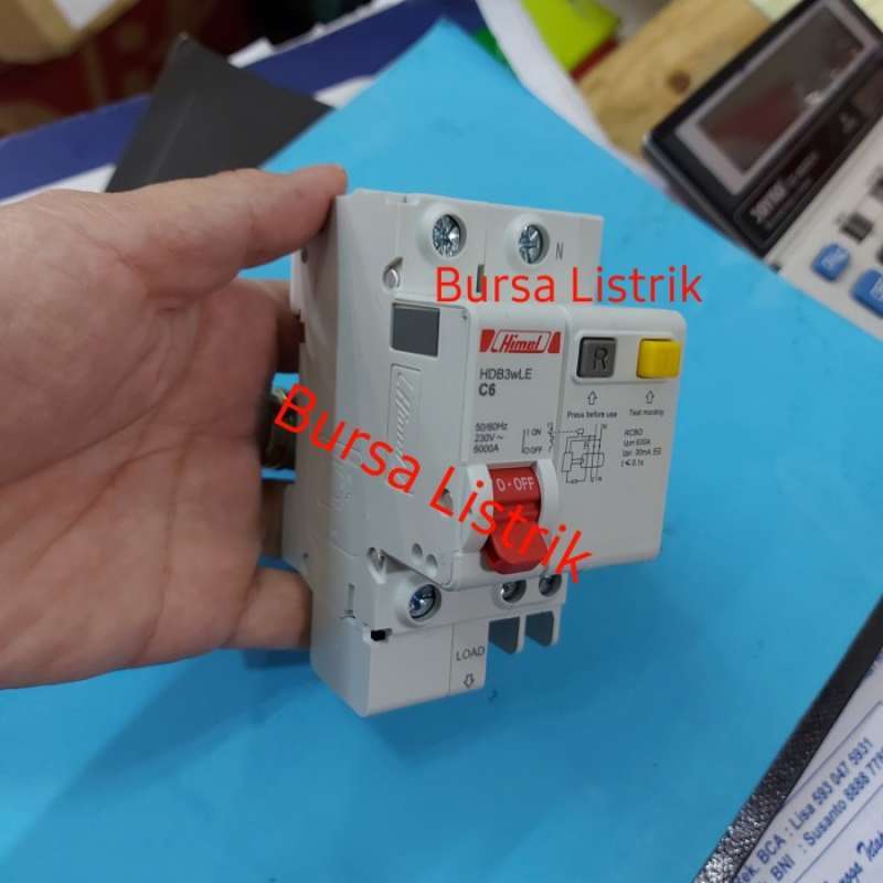 Promo RCBO ELCB MCB Circuit Breaker Himel MA P A A A A A A Diskon Di Seller
