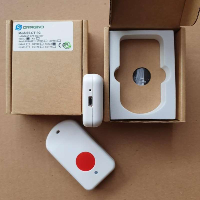 Jual Dragino LGT92 LoRaWAN GPS Tracker W 9 Axis Accelerometer Lithium