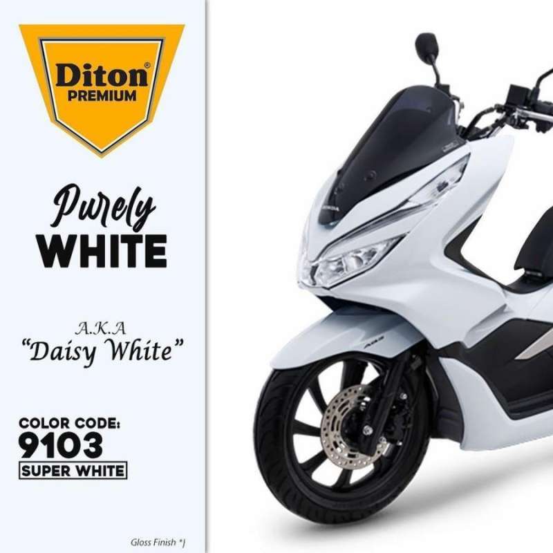 Jual Pilok Putih Super White 9103 Paket Diton Premium Cat Semprot Motor