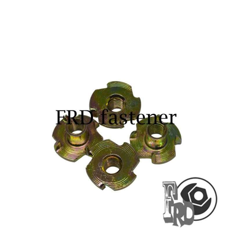 Jual Mur Tanam Kayu Mur Cakar Tee Nut Komposit Papan Partikel M
