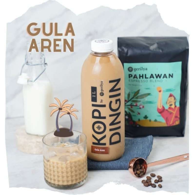 Promo Kopi Susu Gula Aren Liter By Kopi Dingin Gerilya Diskon Diskon Di Seller Qumokol