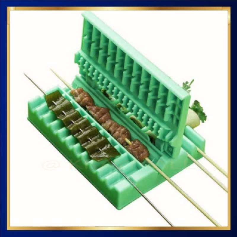 Promo Alat Bantu Tusuk Sate Skewers Kebab Maker String Box DP546 Diskon