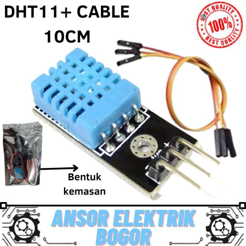 Promo DHT11 Temperature And Relative Humidity Sensor DHT11 Module Free