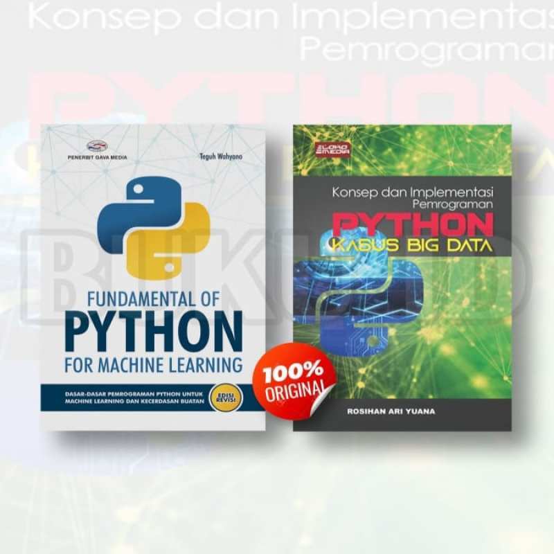 Promo Dijual Paket Buku Python Big Data Science Dan Machine Learning