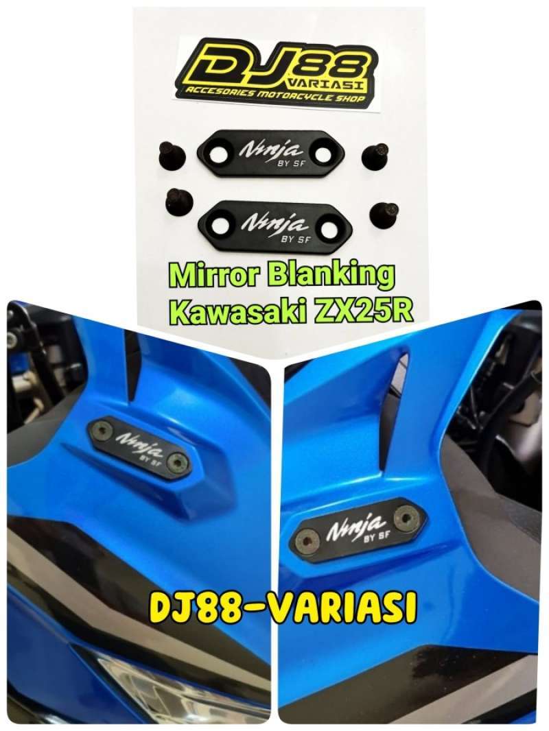 Jual Mirror Blanking Zx25r Cover Tutup Spion Street Fender Zx 25r