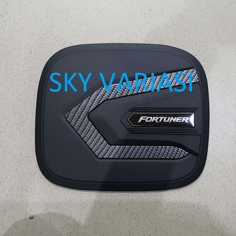 Jual Tank Cover Tutup Tangki All New Fortuner 2016 Black Hitam List