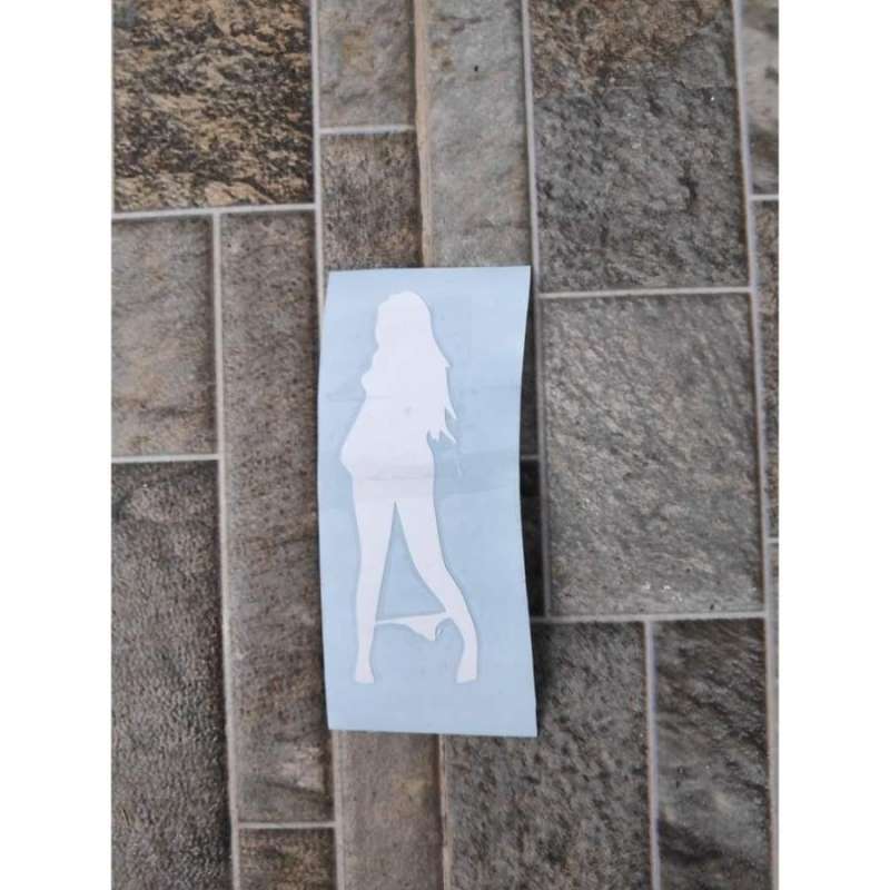 Jual Cutting Stiker Logo Naked Girl Jdm Motor Helm Laptop Case Hp Tas