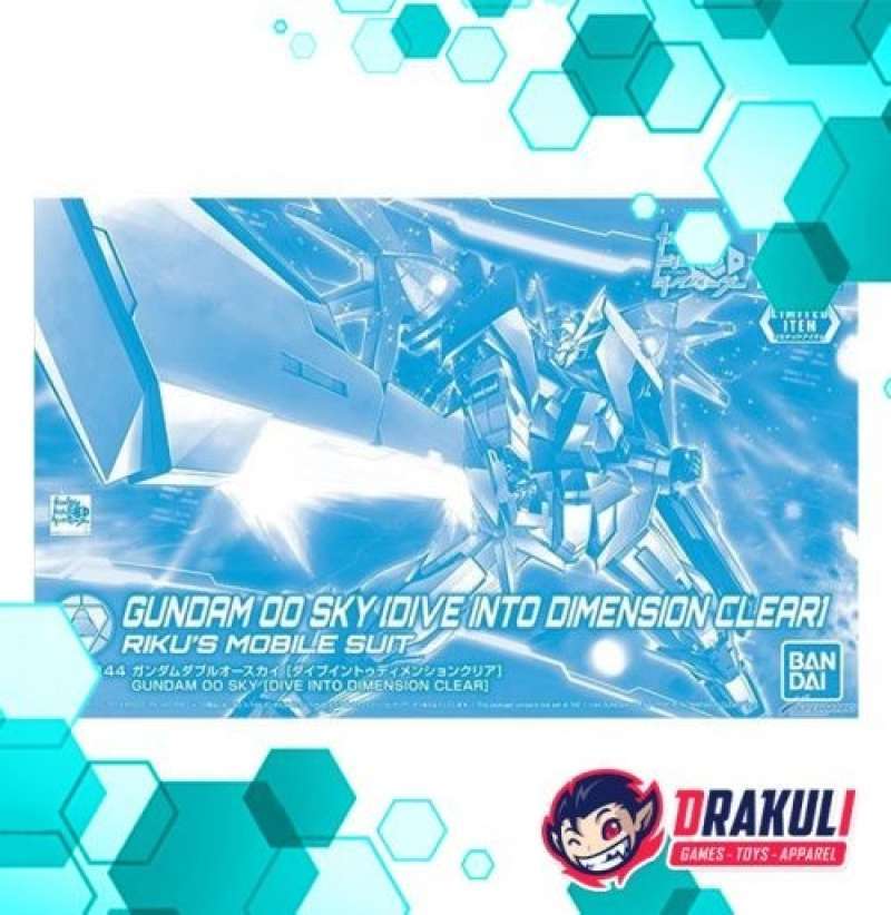 Promo Bandai Plamo Hg Gundam Oo Sky Dive Into Dimension Clear Diskon