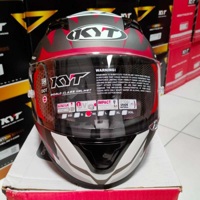 Promo Kyt R10 Fp Ready Race Ed 3 Matt Gm White Diskon 23 Di Seller
