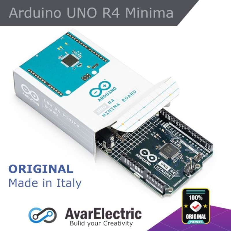 Promo Arduino Uno R4 Minima Asli Official Made In Italy Diskon 23 Di