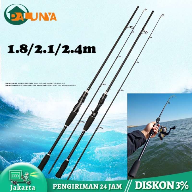 Promo Joran Pancing Karbon Luya Portable Carbon Fiber Telescopic