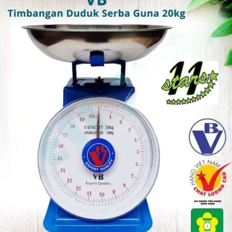 Promo Timbangan Jarum Analog Duduk Laundry Kue Buah Sayur Vb 20kg