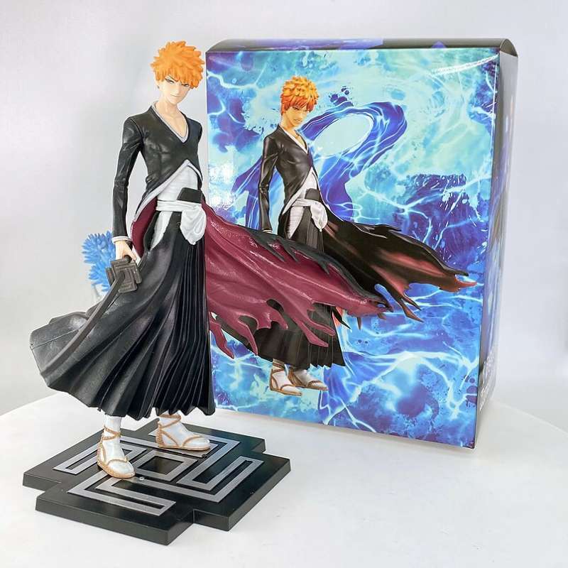 Promo 6pcs BLEACH Anime Figure Zaraki Kenpachi Hitsugaya Toushirou