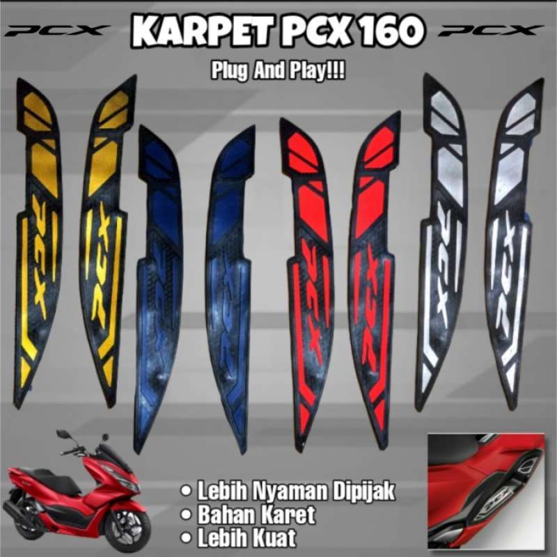 Promo Karpet Pijakan Kaki Pcx 160 Panel Step Floor Bordes Alas Kaki Pcx