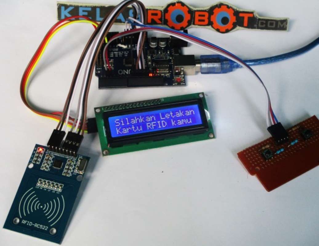 Jual Arduino Kartu Rfid Sistem Absen Kit Lcd Dan Data Eeprom Terbaru