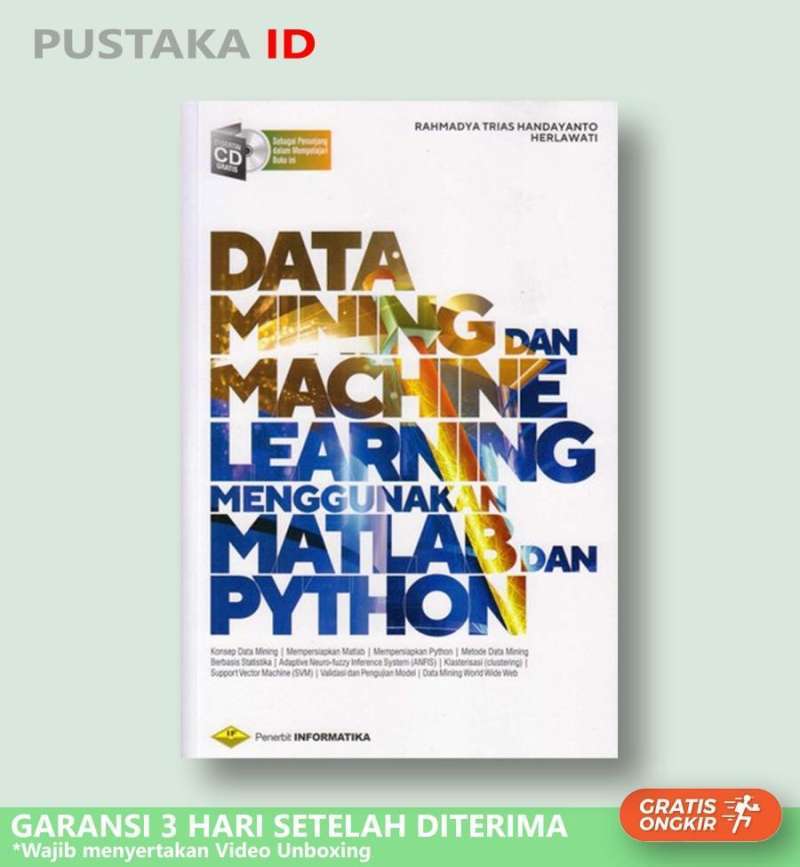 Jual Buku Data Mining Dan Machine Learning Menggunakan Matlab Dan