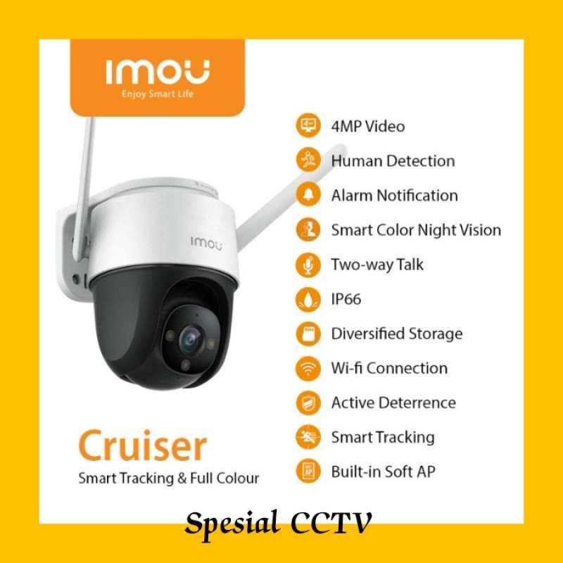Promo Imou Cruiser 4mp Ipc S42fp D H265 Color Night Vision Two Way Talk