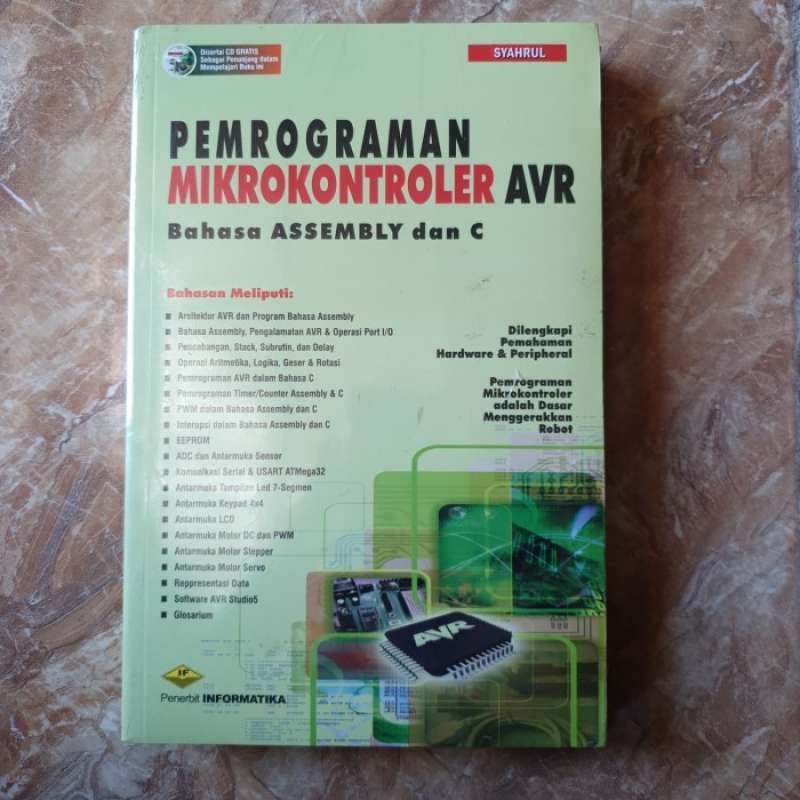 Promo Original Pemograman Mikrokontroler Avr Bahasa Assembly Dan C