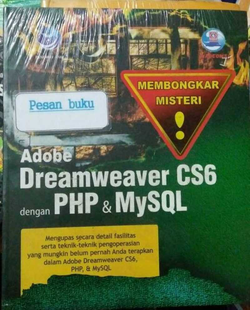 Promo Buku Adobe Dreamweaver Cs Dengan Php Mysql Diskon Di