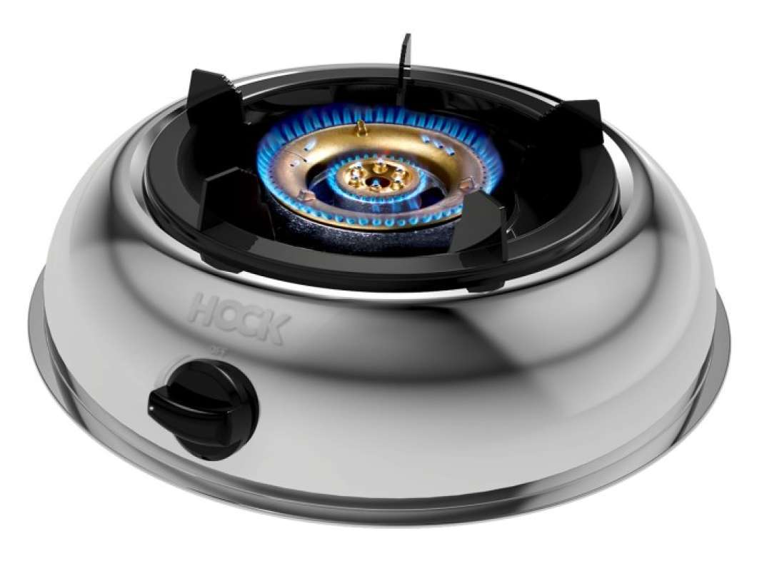 Promo Hock Kompor Gas Satu Tungku Body Stainless Api Lilin Mg