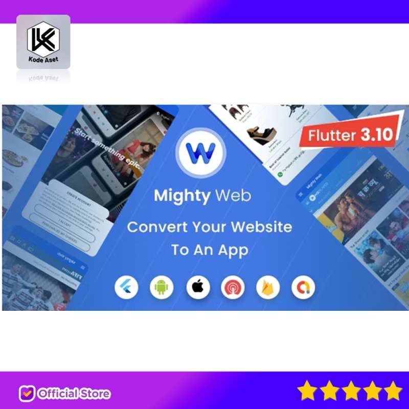 Promo SOURCE CODE APLIKASI MIGHTYWEB WEBVIEW WEB TO APP CONVERTOR