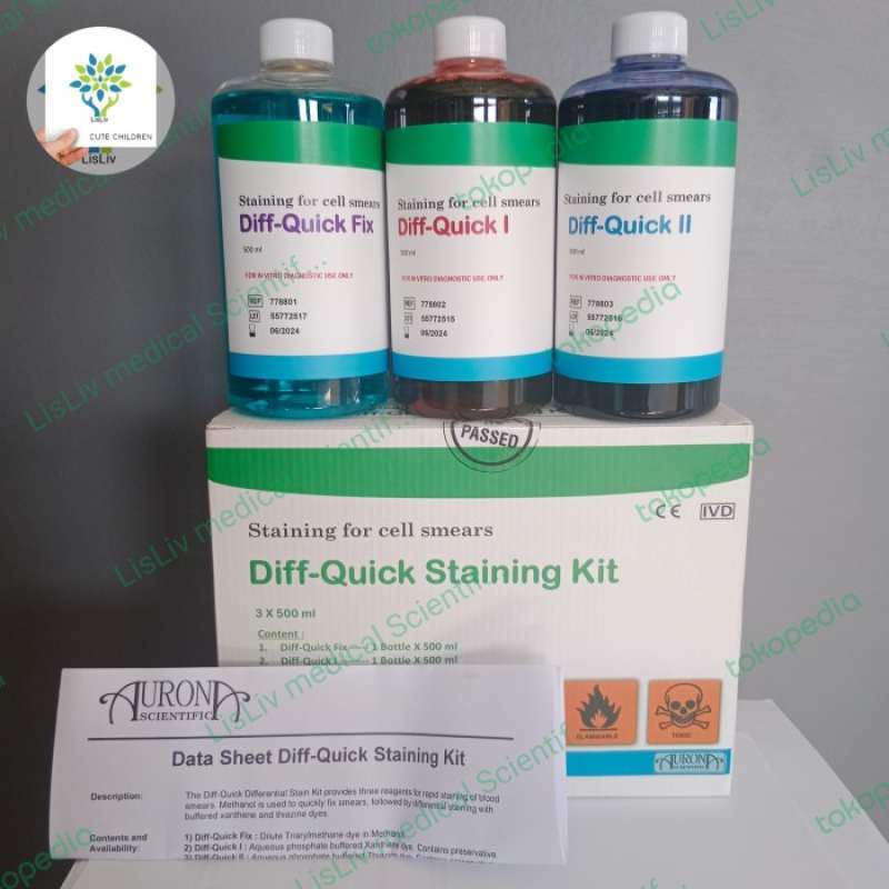 Promo Diff Quick Staining Kit Diskon 33 Di Seller Medika Lestari