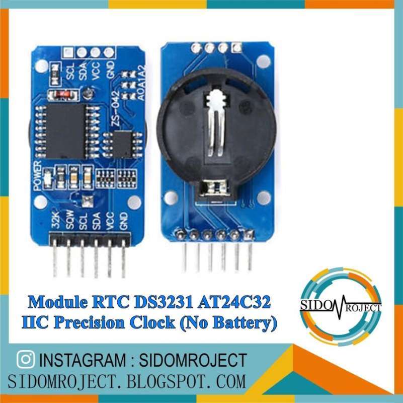 Jual Module Rtc Ds3231 At24c32 Precision Real Time Clock Include