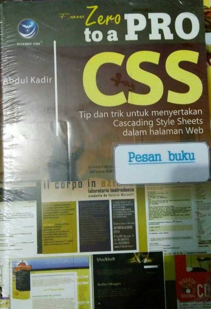 Promo Buku From Zero To A Pro Css Tip Dan Trik Untuk Menyertakan