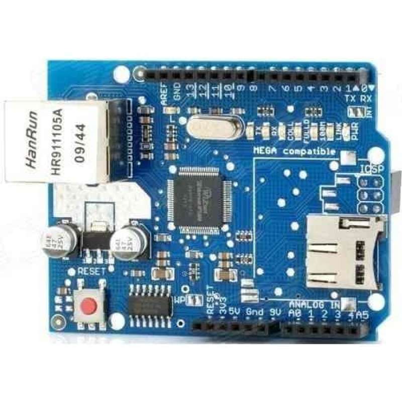 Promo Arduino Ethernet Lan Shield W5100 For Uno Mega 2560 1280 328 Blue