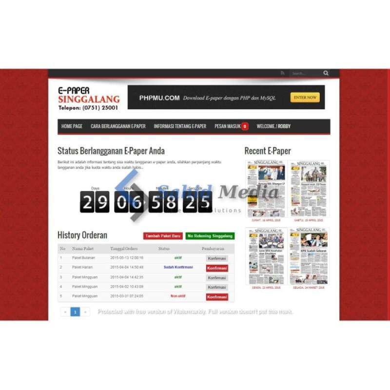 Promo Aplikasi E Paper Koran Digital Full Fitur Dengan P 7 Dan Mysqli
