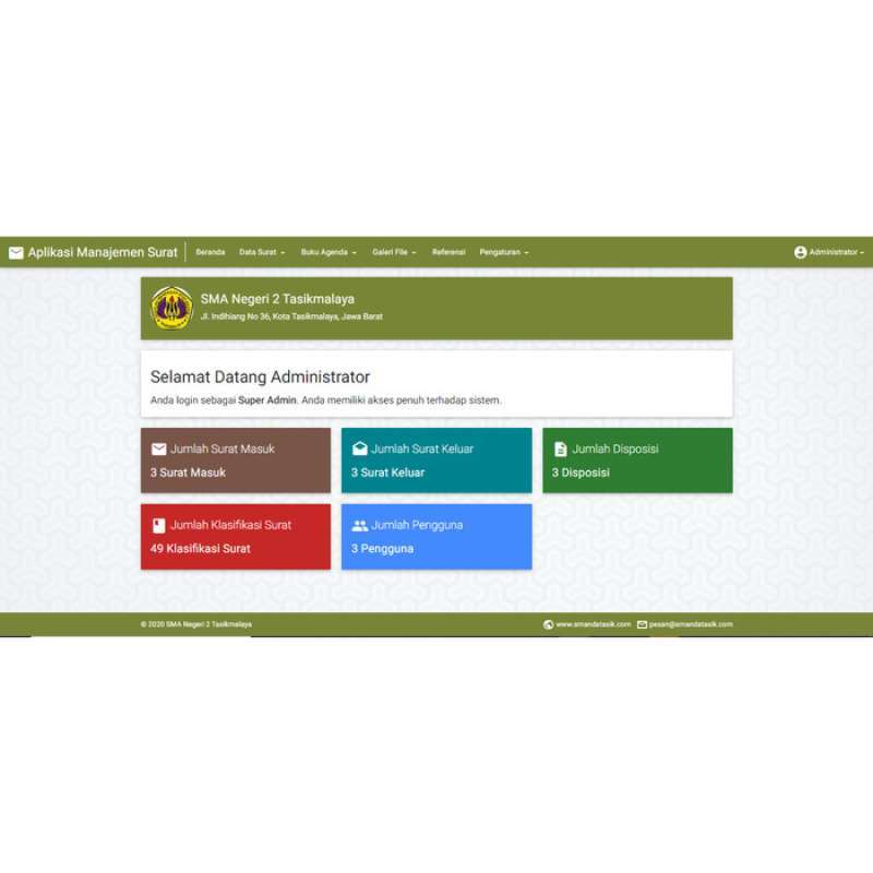 Promo Source Code Gram Aplikasi Sistem Manajemen Surat Dengan P Mysql