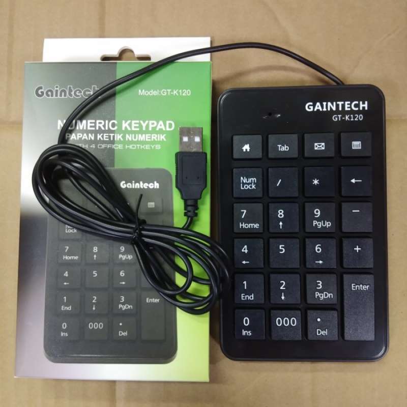 Jual Gaintech Gt K120 Keyboard Numeric Usb Numeric Keypad Usb Di Seller