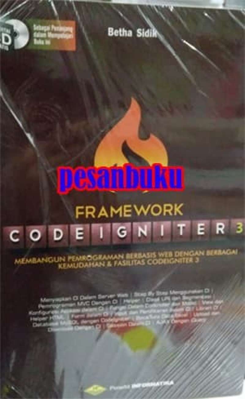Promo Buku Framework Codeigniter 3 Membangun Pemograman Berbasis Web