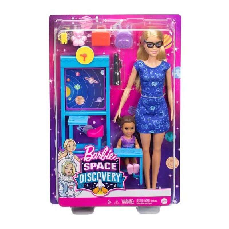 Jual Barbie Space Discovery Dolls And Science Classroom Playset Di