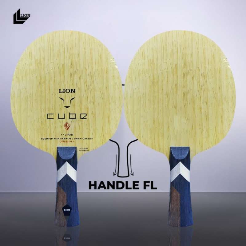 Jual Kayu Bat Tenis Meja Pingpong Lion Cube Off Plus Uhmwpe Carbon