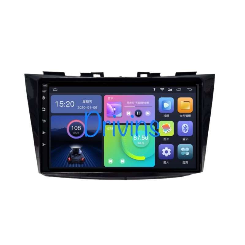 Jual Frame Android 9 Fit To Ertiga Lama Suzuki Swift Brown Di
