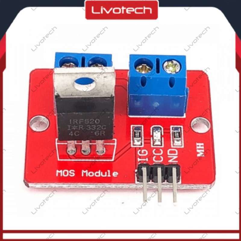 Jual IRF520 MOSFET Driver Module IRF 520 24V 5A For Arduino MOS PWM
