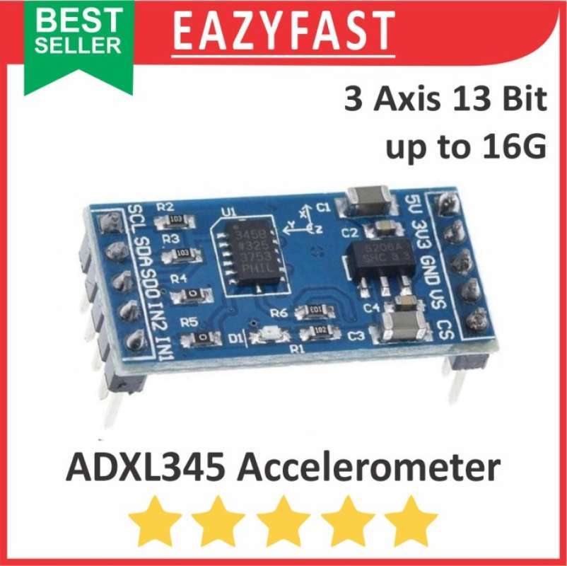 Jual Modul Sensor Accelerometer Adxl Axis Gravity Angle D Adxl
