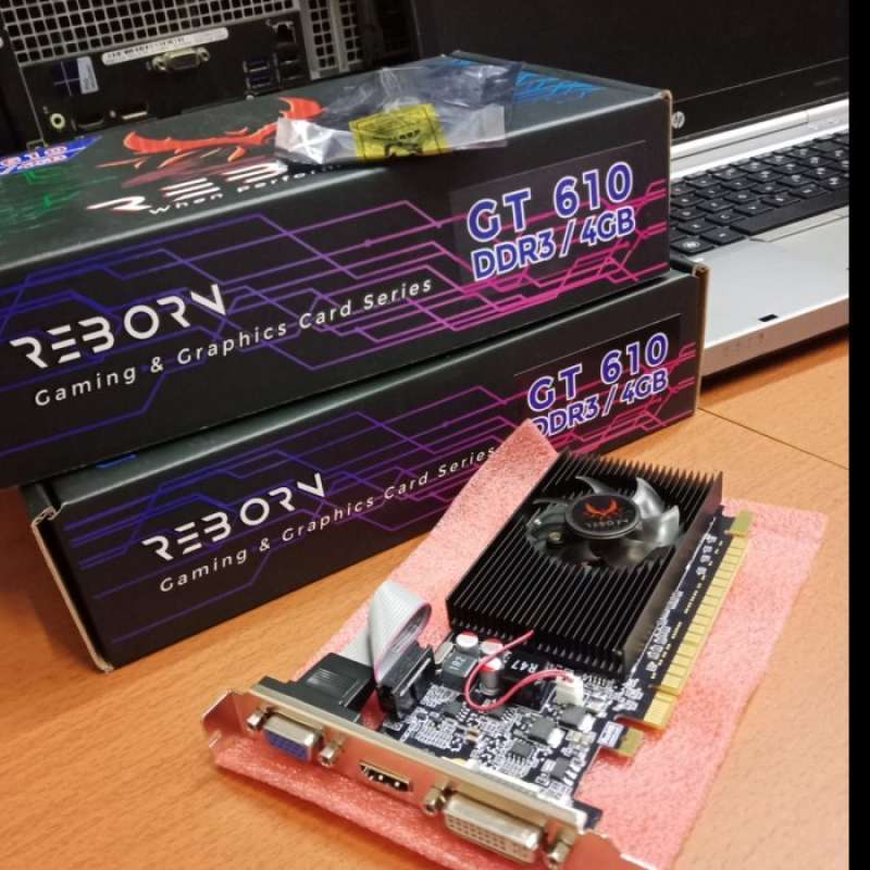 Promo Vga Nvidia Geforce Gt610 4gb Ddr3 64bit Sistem New For Games