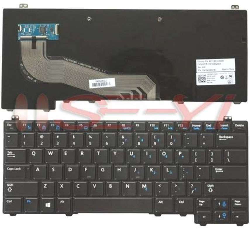 Promo Keyboard Dell Latitude E5440 E5450 Y4h14 Black Non Pointer Diskon