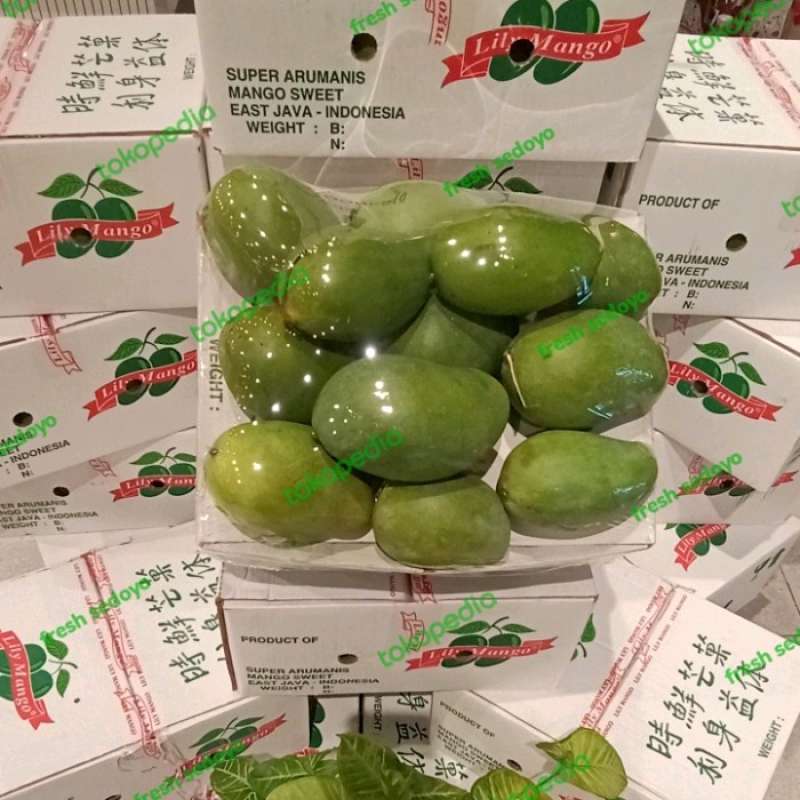 Jual Mangga Harum Manis Lily Box 5kg 12buah Jamin Manis Jakarta