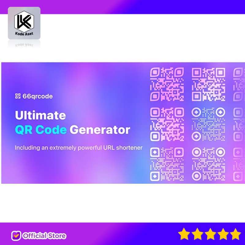 Promo SOURCE CODE APLIKASI ULTIMATE QR CODE GENERATOR SHORTENER