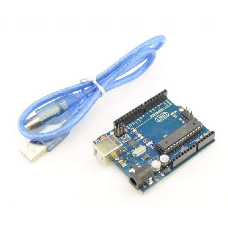 Promo Arduino Uno R3 ATMega 328P Dengan ATMega 16u2 Kabel USB Arduino