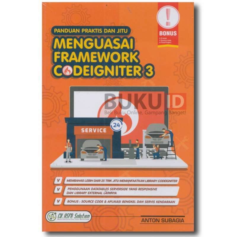 Promo Buku Panduan Praktis Dan Jitu Menguasai Framework Codeigniter 3