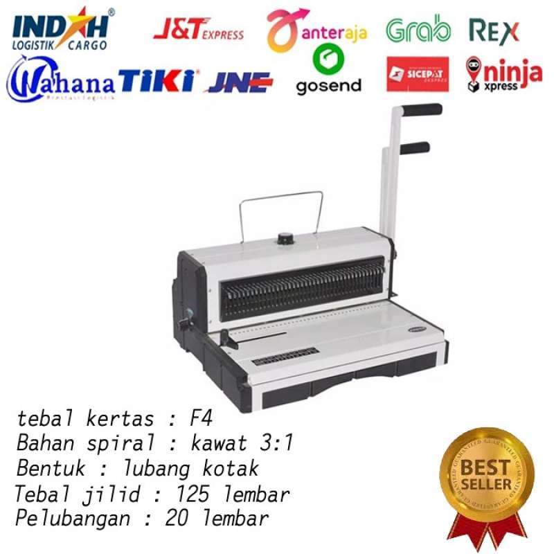 Promo Mesin Jilid Binding Spiral Gemet 31 Wf Baru Diskon 2 Di Seller