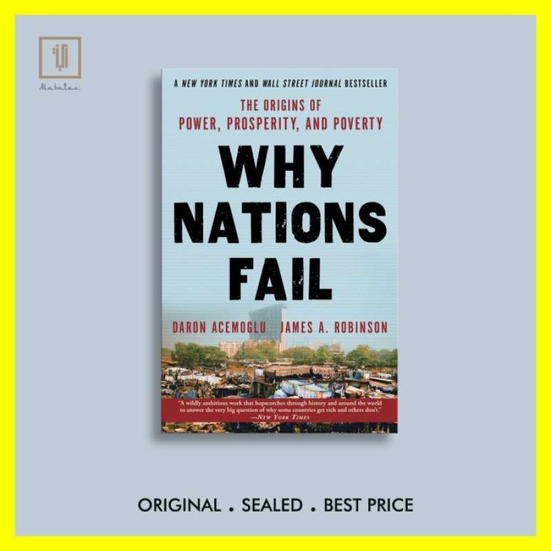 Promo Buku Import Why Nations Fail By Daron Acemoglu 9780307719225