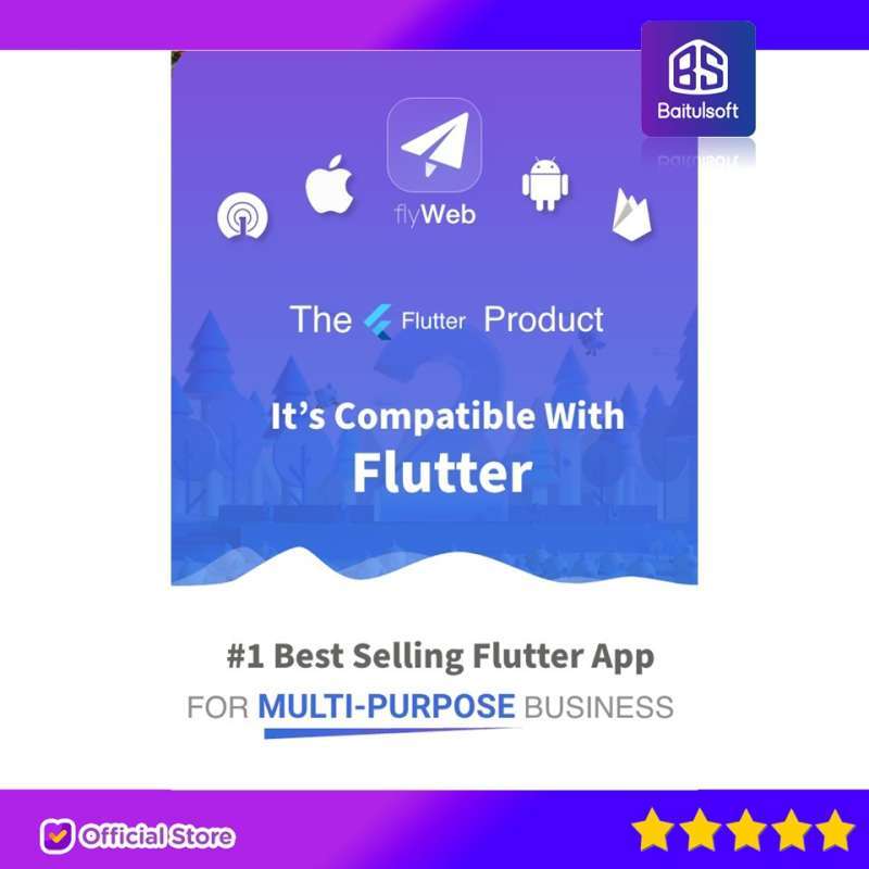 Jual SOURCE CODE APLIKASI FLYWEB FOR WEB TO APP CONVERTOR FLUTTER