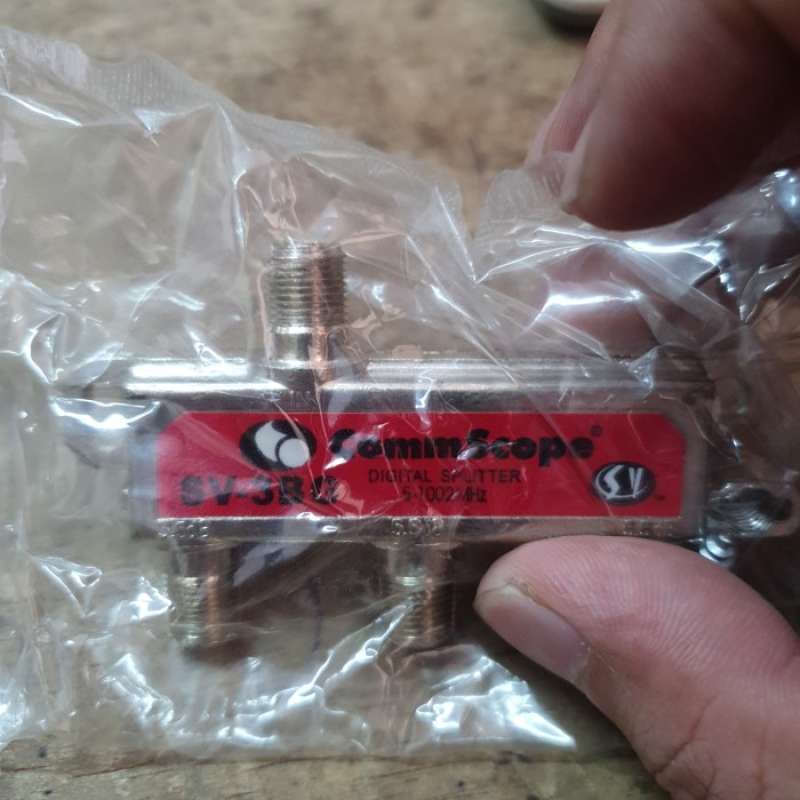Jual Splitter Antena Tv Pembagi Sinyal 3way 3 Way 3 W Way 1 Input 3