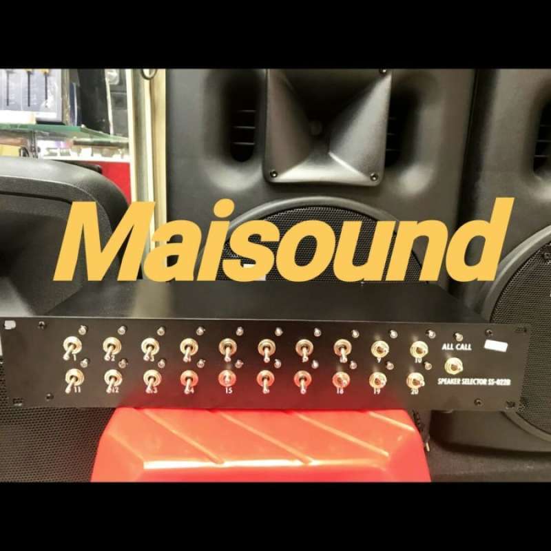Promo Speaker Selector 20 Channel Ss 022 B Ss022b Ss 022b Diskon 23 Di